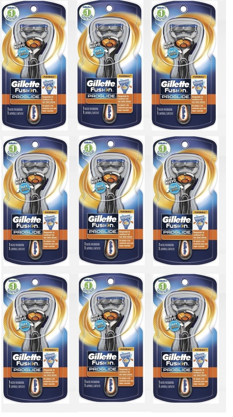 # 9 FLEX BALL Gillette FUSION Proglide Manual FlexBall Razor Handle ...