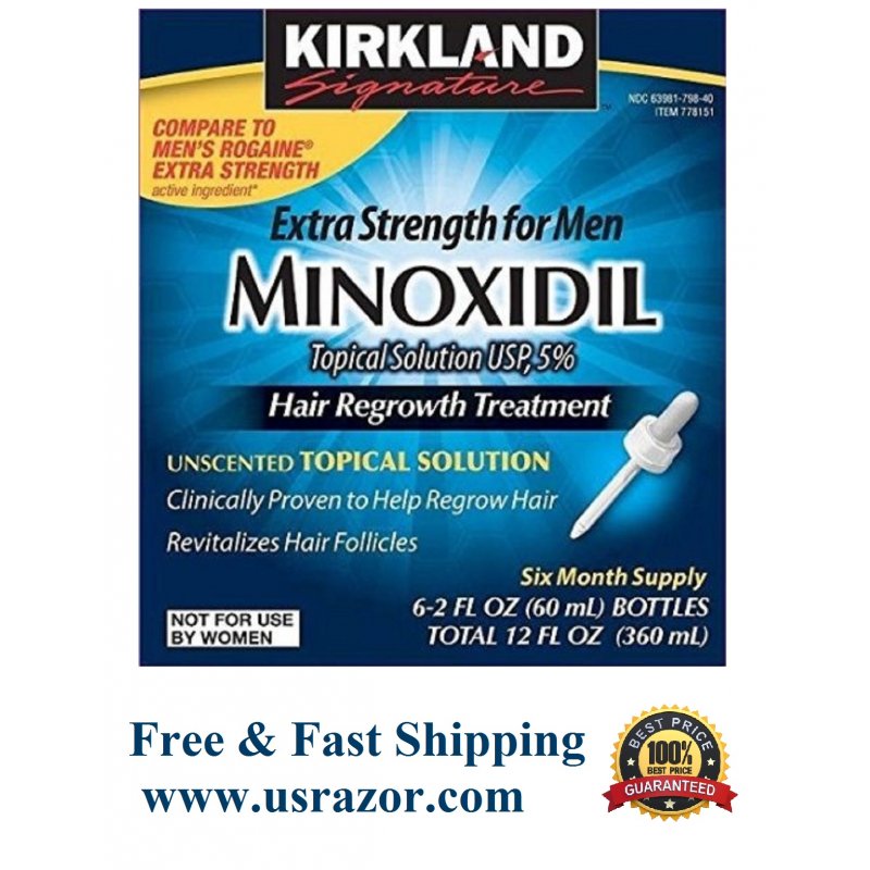 Kirkland 5 Minoxidil Hair Loss Regrowth Treatment Generic Rogain 6